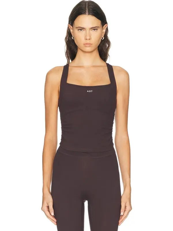 437 Sculpt Tank Top - Espresso