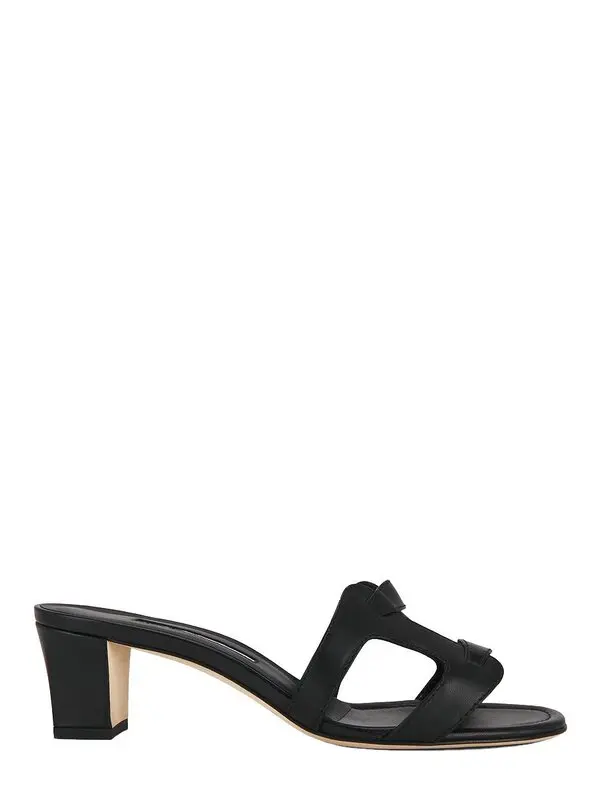 Manolo Blahnik Grellanu 50 Sandal - Black
