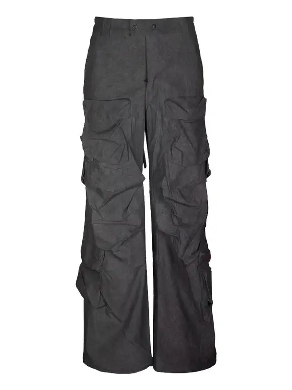 JG1 Ruffled Trousers - Grey