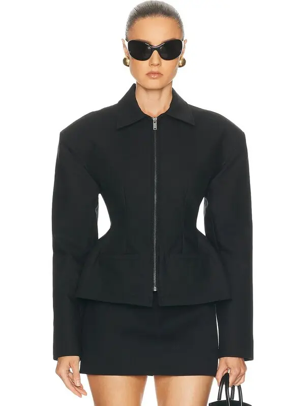 EAVES Lyza Sculpted Jacket - Black