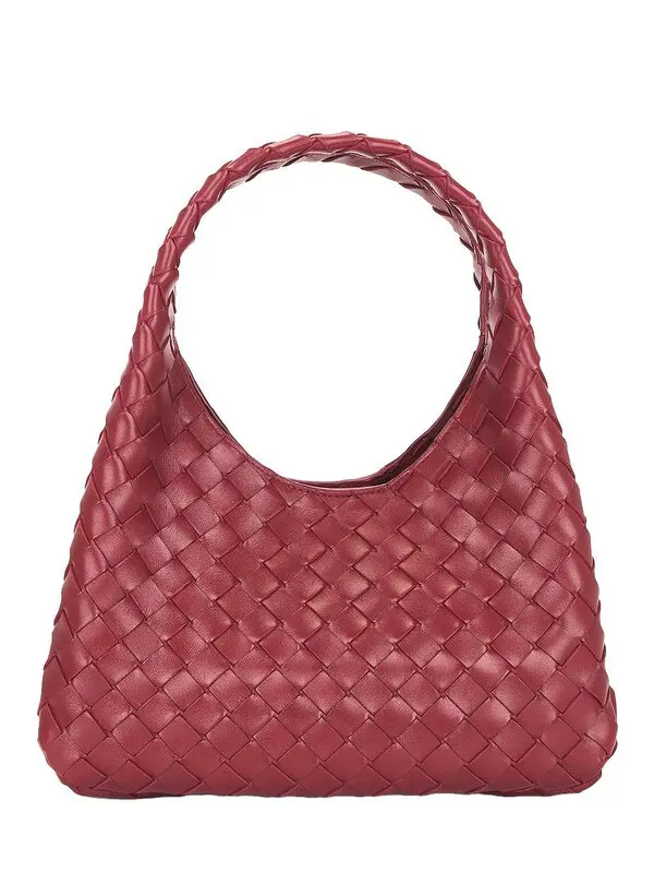 Bottega Veneta Small Campana Bag - Lava Red & Muse Brass