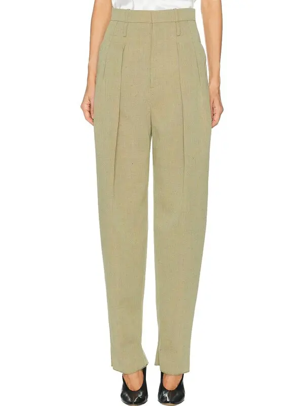Bottega Veneta Tapered Trousers - Green & Lava Melange