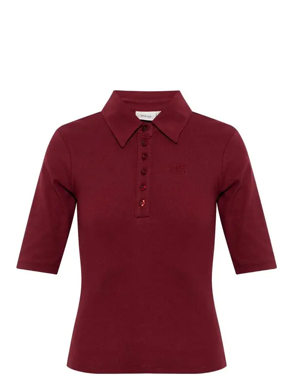 GESTUZ Gzdrew Polo Shirt - Burgundy
