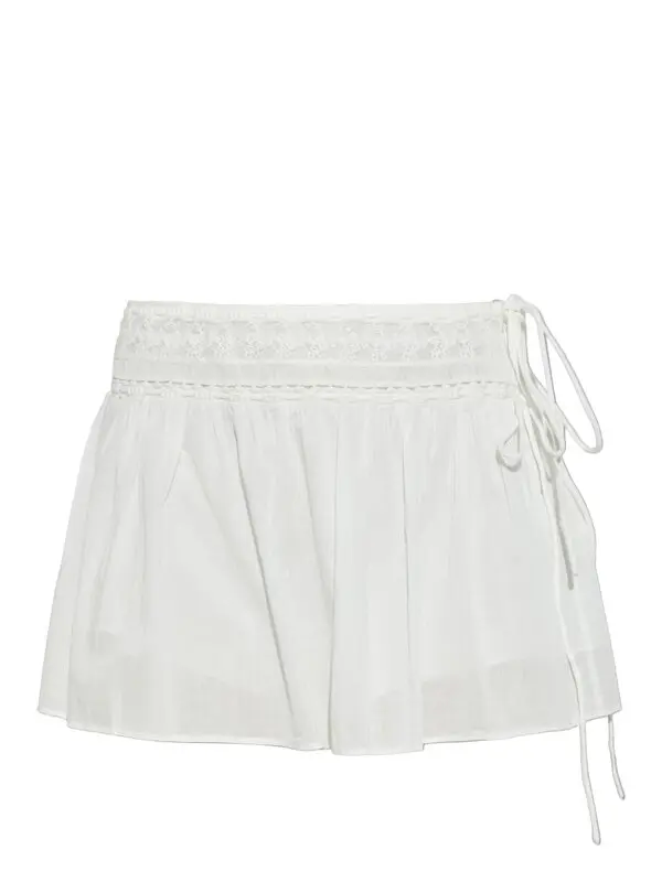 Posse Danielle Skirt-shorts - White