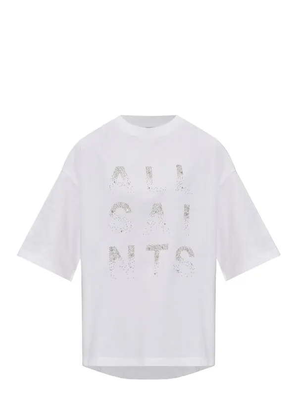 ALLSAINTS Stacks T-shirt With Appliqu - White