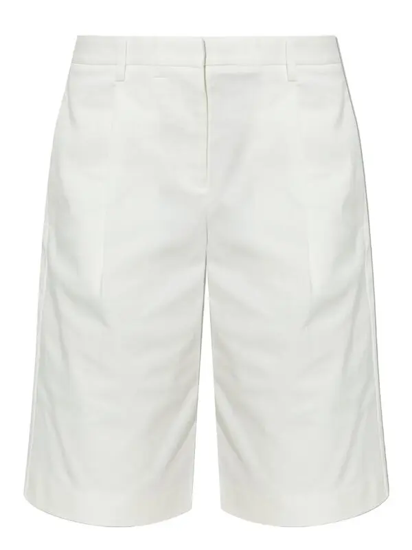 Matteau Bermuda Shorts With Pockets - White