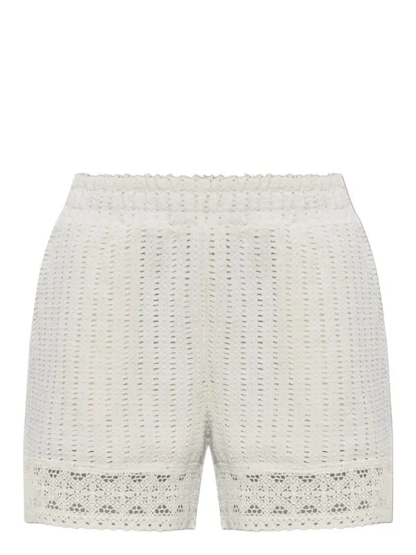 ALLSAINTS Elma Crochet Shorts - Cream