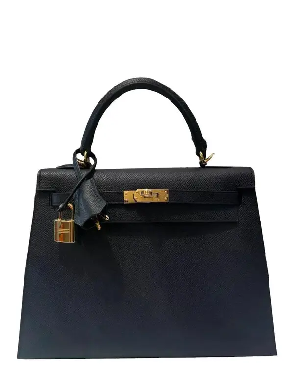 Hermès Sellier 25 Handbag - Black