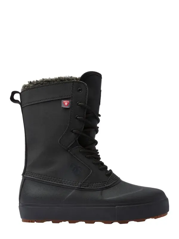 DC SHOES Reach Water-resistant Lace-up Boots - Black/black/gum (kkg)