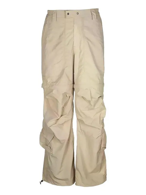 JG1 Cargo Trousers With Zip Detail - Neutrals