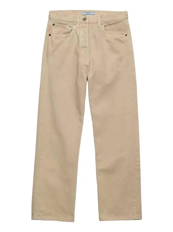 Prada Five-pocket Denim Jeans - Neutrals