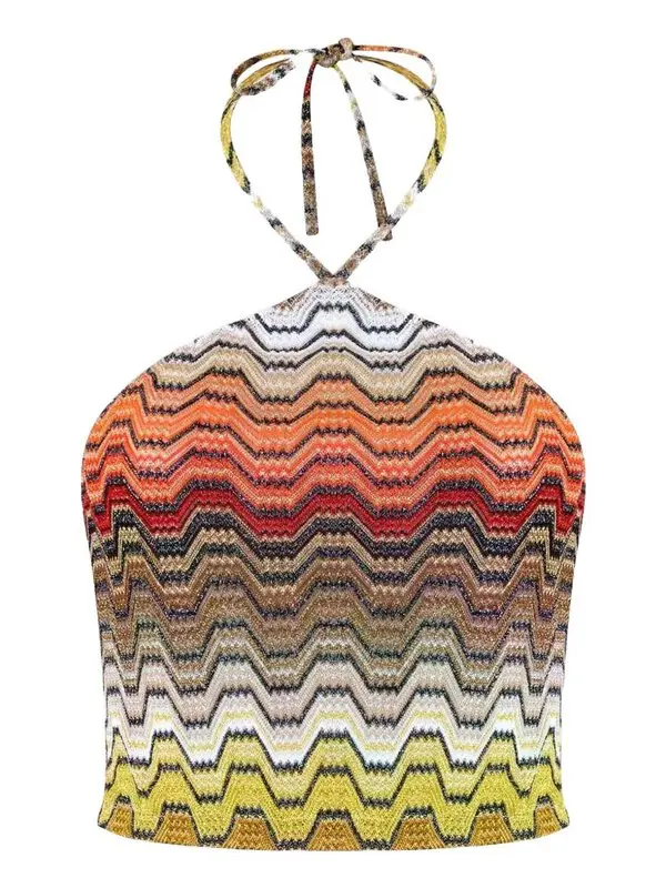 Missoni Halterneck Top - Neutrals