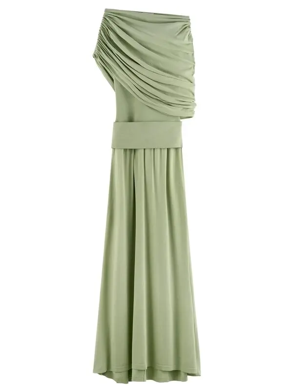 Arakii Mela Knitted Maxi Dress - Green
