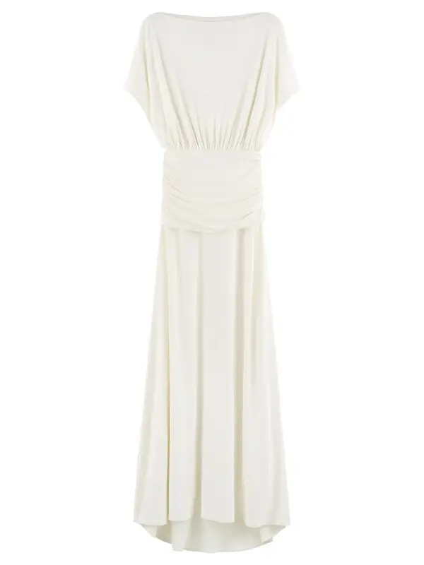 Arakii Ruffled Maxi Dress - Off-white