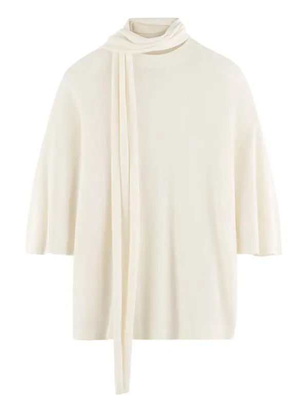Arakii Draped Relaxed Shirt - Off-white
