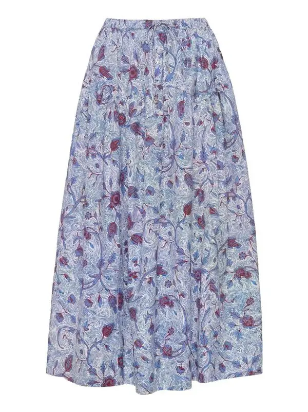 Ulla Johnson Rosen Midi Skirt - White