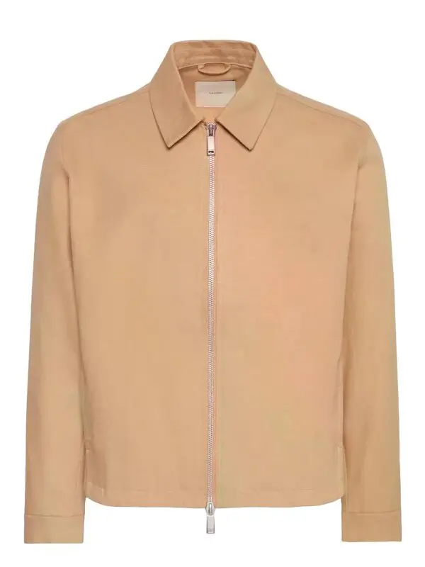 Calvin Klein Zip-up Collared Jacket - Neutrals