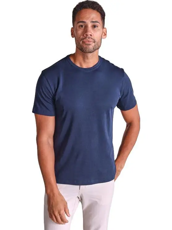 RYE 51 The Luxe Supima Tee - Navy