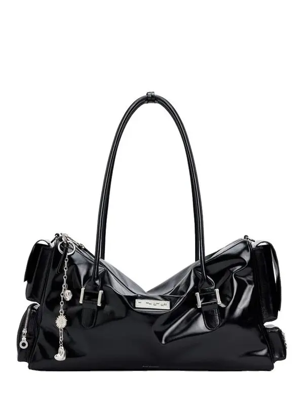 AEST STUDIOS Capture Super Tote Bag In Calf Leather - Black