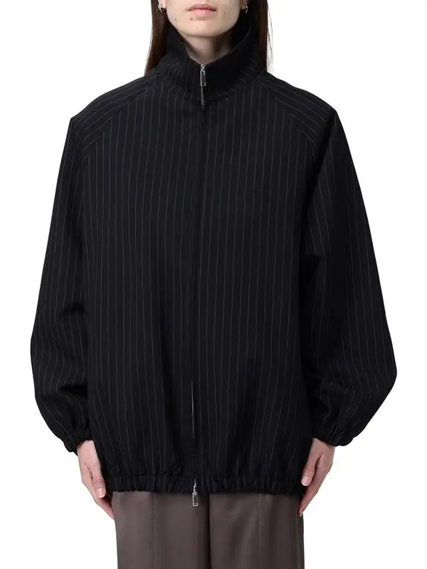 THE FRANKIE SHOP Zip-up Track Jacket - Black