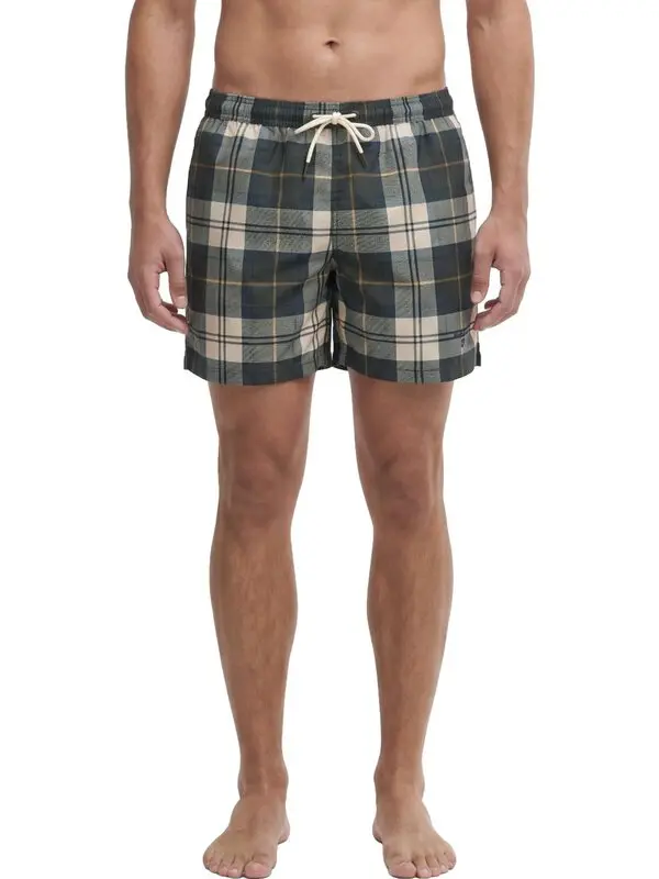 Barbour Plaid Swim Trunks - Multicolor