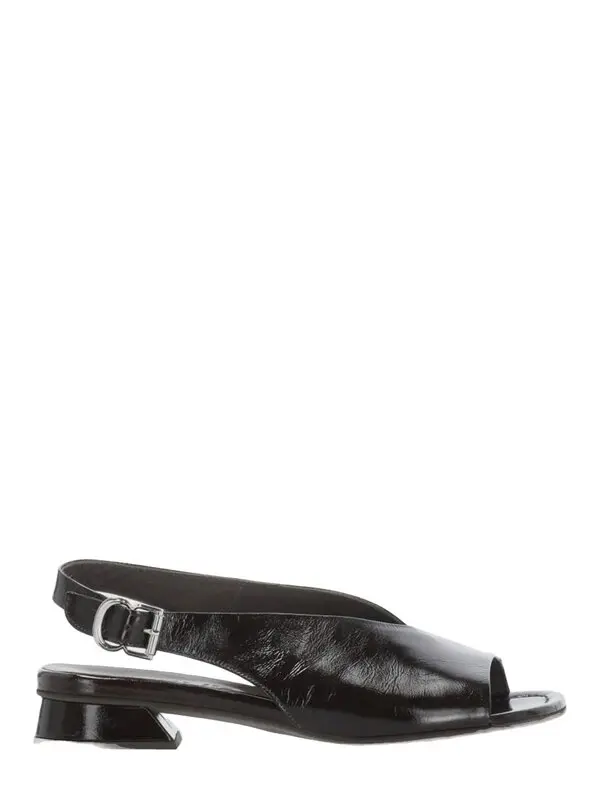 POEVE Heeled Sandal - Mahogany
