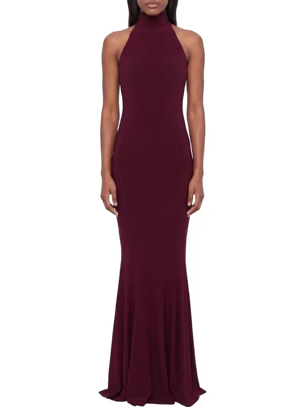 Norma Kamali Maxi Gown - Red