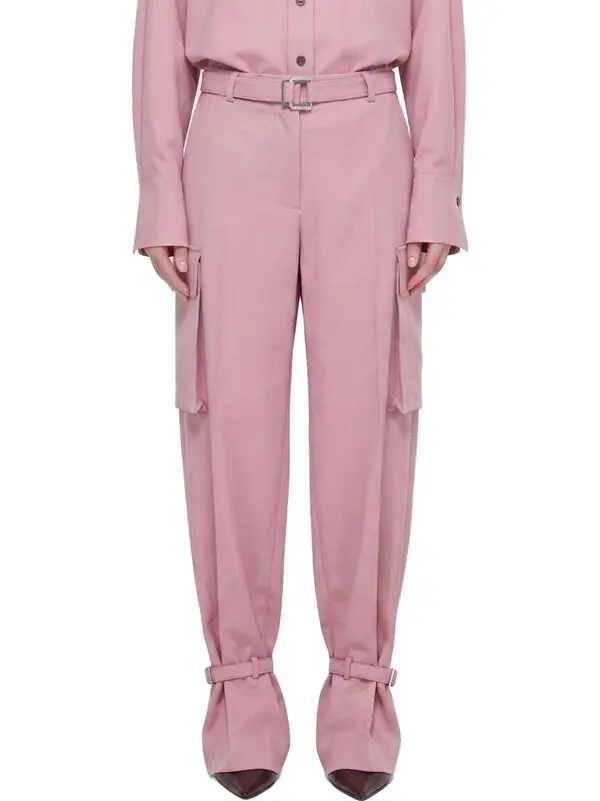 Attico Tailored Cargo Pants - Pink