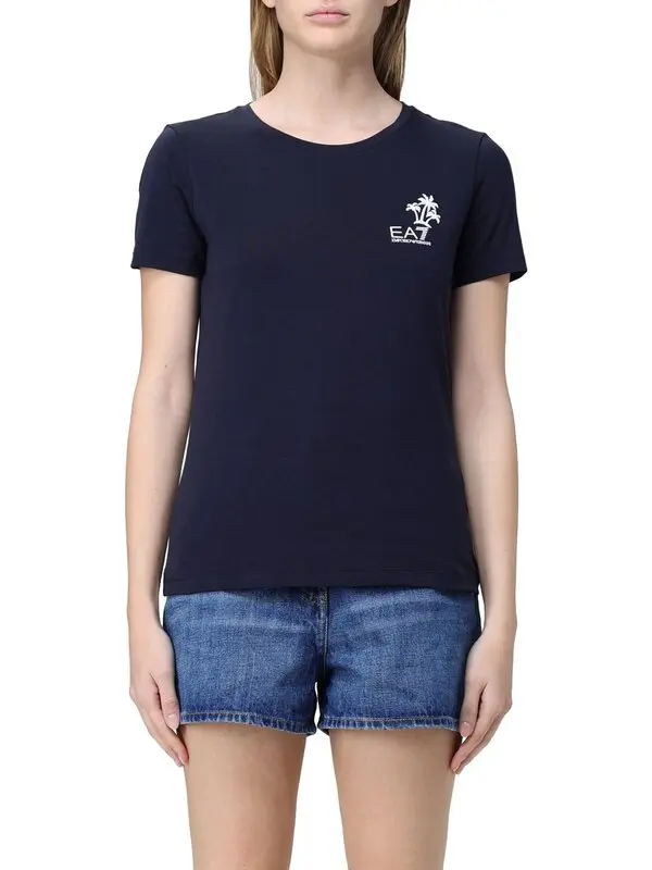 EA7 T-shirt With Graphic Detail - Blue