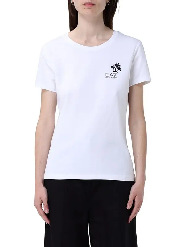 EA7 T-shirt With Graphic Detail - White