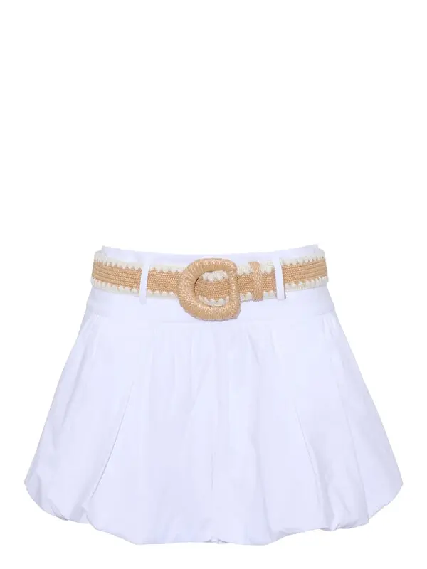Cara Cara Ray Bubble Shorts - White