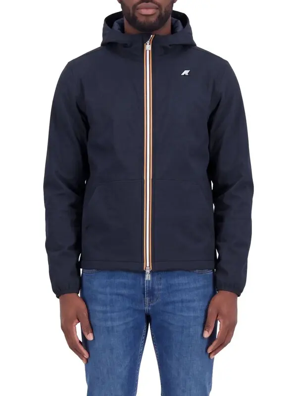 K-WAY Zip-up Hooded Jacket - Blue