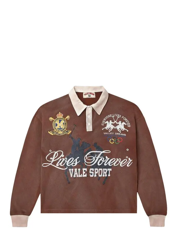 VALE FOREVER Vanderbilt Rugby Shirt - Brown