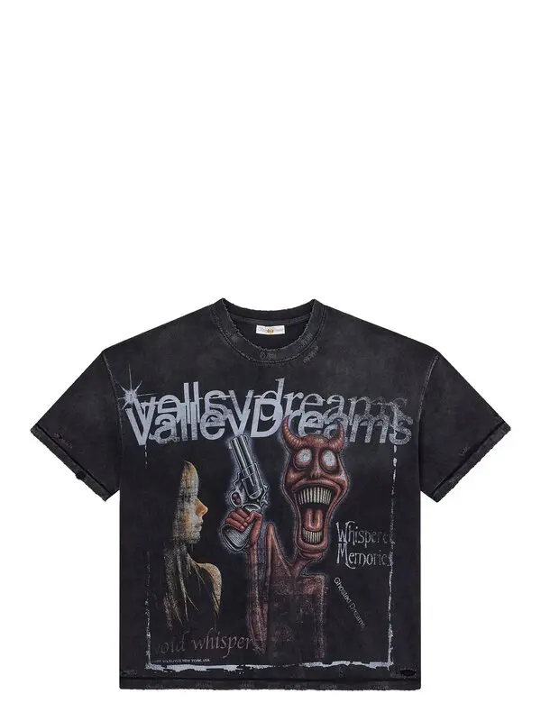 VALE FOREVER Graphic T-shirt - Black
