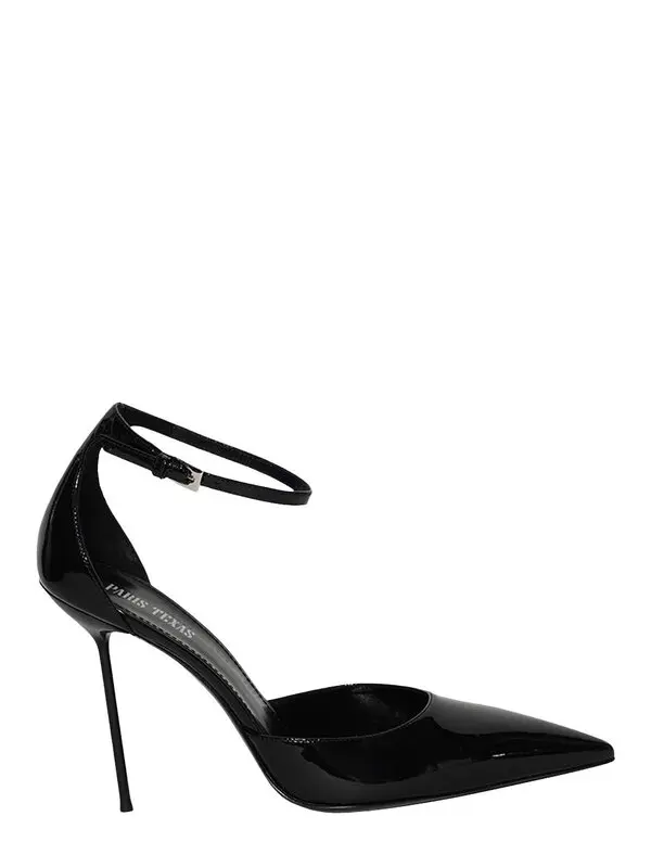 Paris Texas Ankle Strap Pump - Black