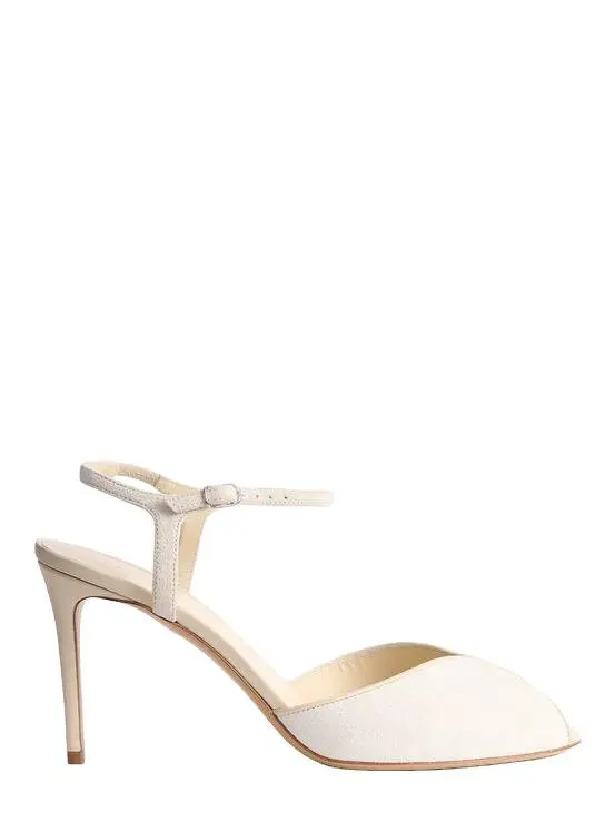 Le Monde Beryl Valetta Peep Toe Sandal - Natural