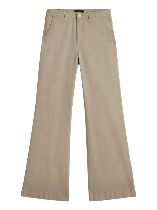 7 For All Mankind Modern Dojo Comfort Twill Military Pants - Green