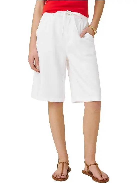 Splendid Lounge Denim Jorts - White