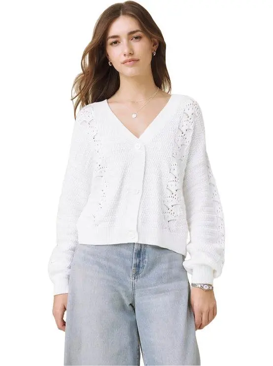 Splendid Bridget Cardigan - White