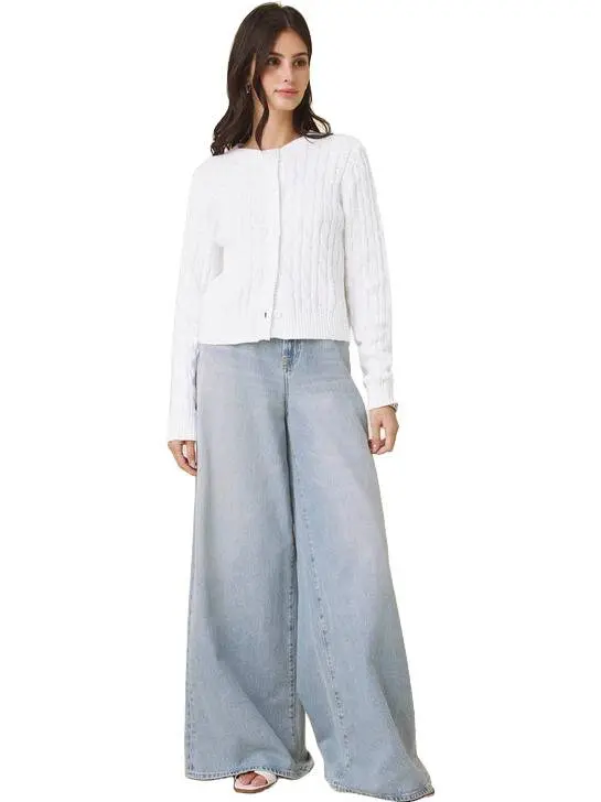 Splendid Brooks Cardigan - White