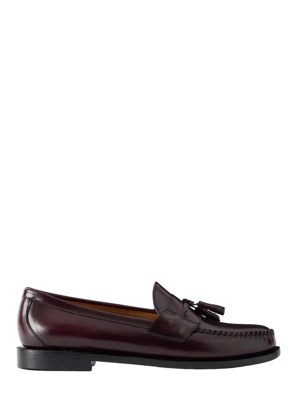 SEBAGO Cayman Tasseled Leather Loafers - Burgundy