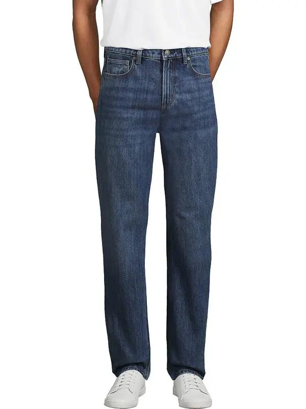 LANDS' END Rigid Classic Fit Jeans - Medium Glacier Wash
