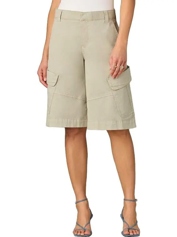 Wit & Wisdom Skyrise Cargo Bermuda Shorts - Eucalyptus