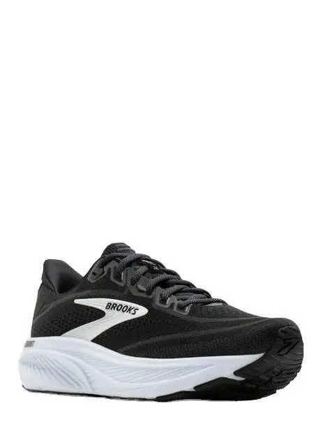 Brooks Ghost 18 Running Shoe - Black/grey/white