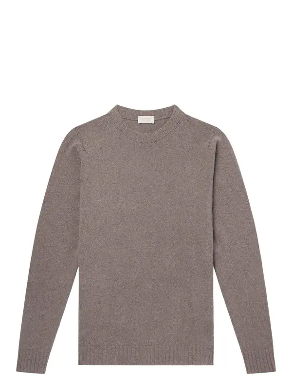 John Smedley Norfolk Recycled Cashmere And Merino Wool Blend Sweater - Brown