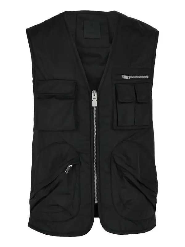 Givenchy Pocket Cargo Vest - Black