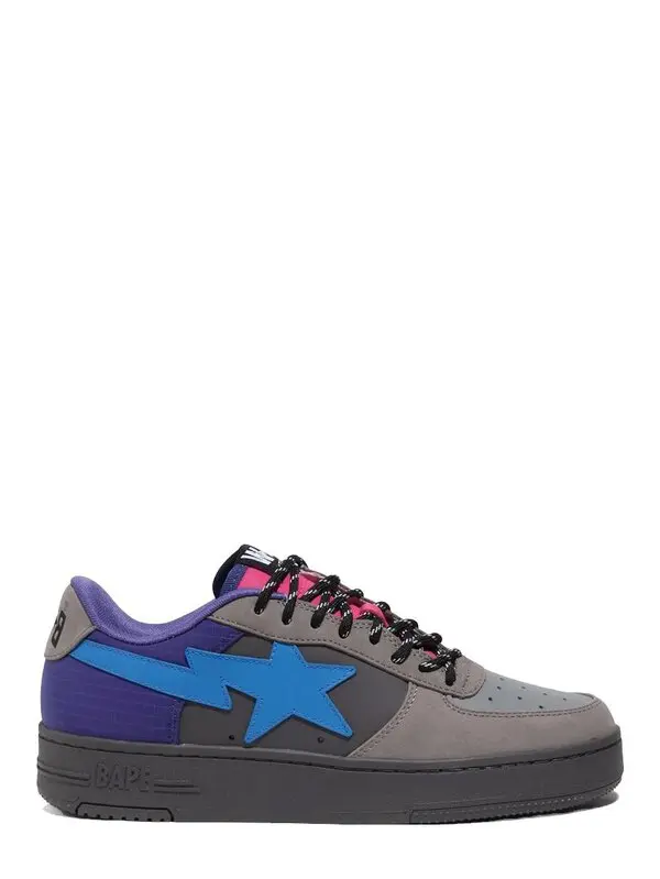 A BATHING APE Sta Low Top Sneakers - Gray