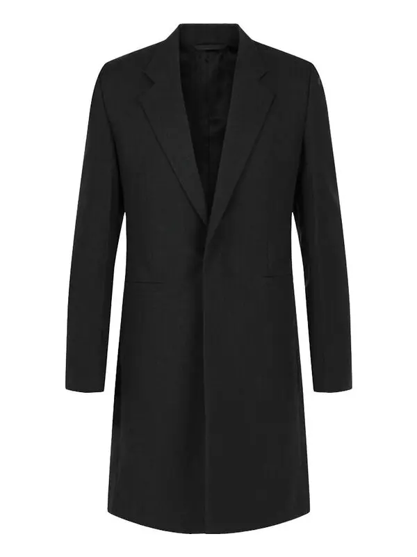 Givenchy Slim Fit Single-breasted Coat - Grey
