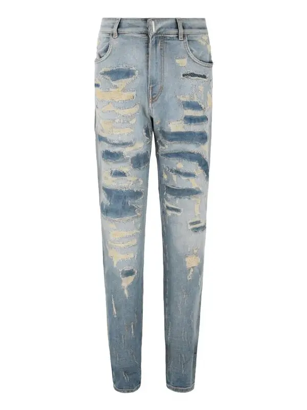 Givenchy Distressed Jeans - Light Blue