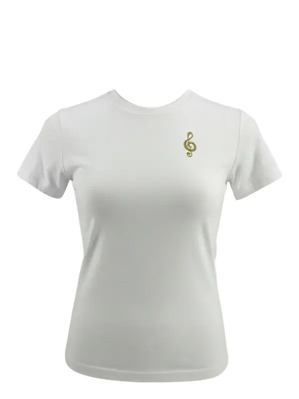 MADISON MAISON Music Is The Answer" Graphic T-shirt - White